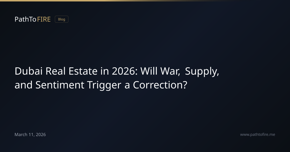 Dubai Real Estate 2026: Price Trends, Iran War Impact & Market ...